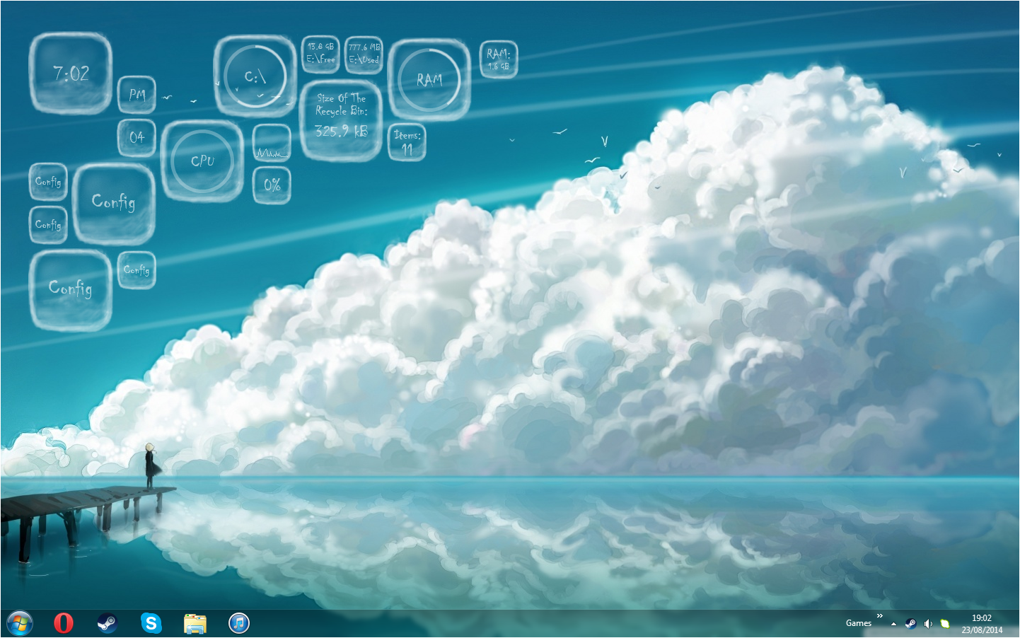 Cloudy Rainmeter by TheMelonLord1636 on DeviantArt