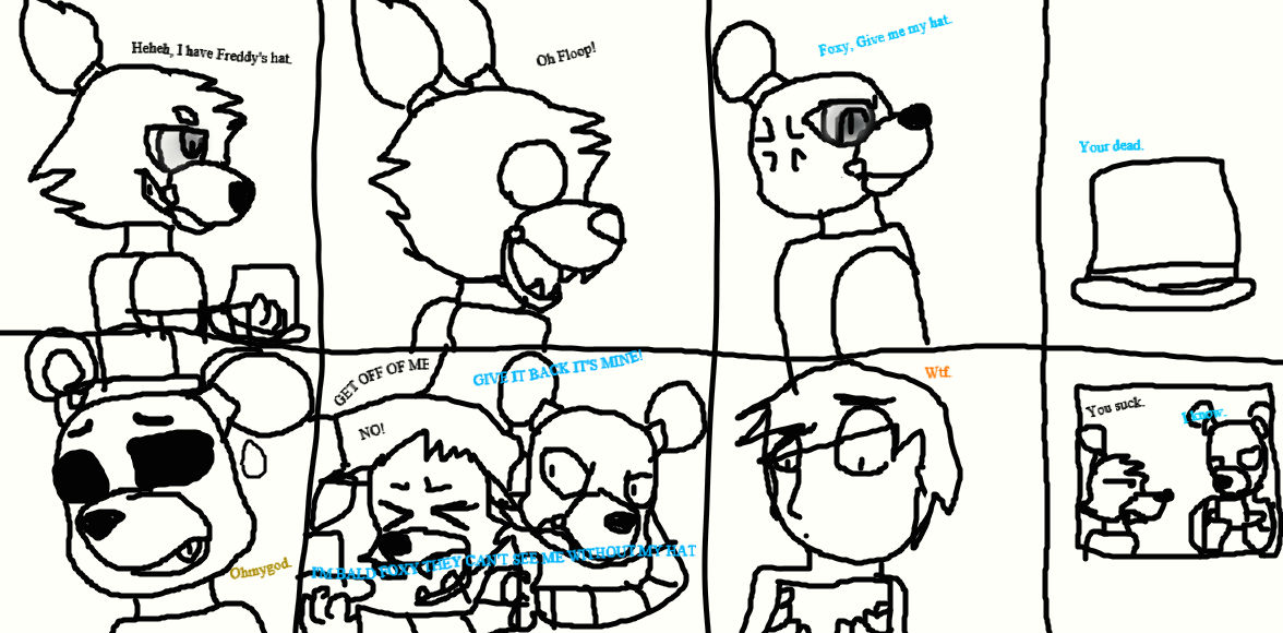 FNaF Comic #1 by FlamingFeline on DeviantArt
