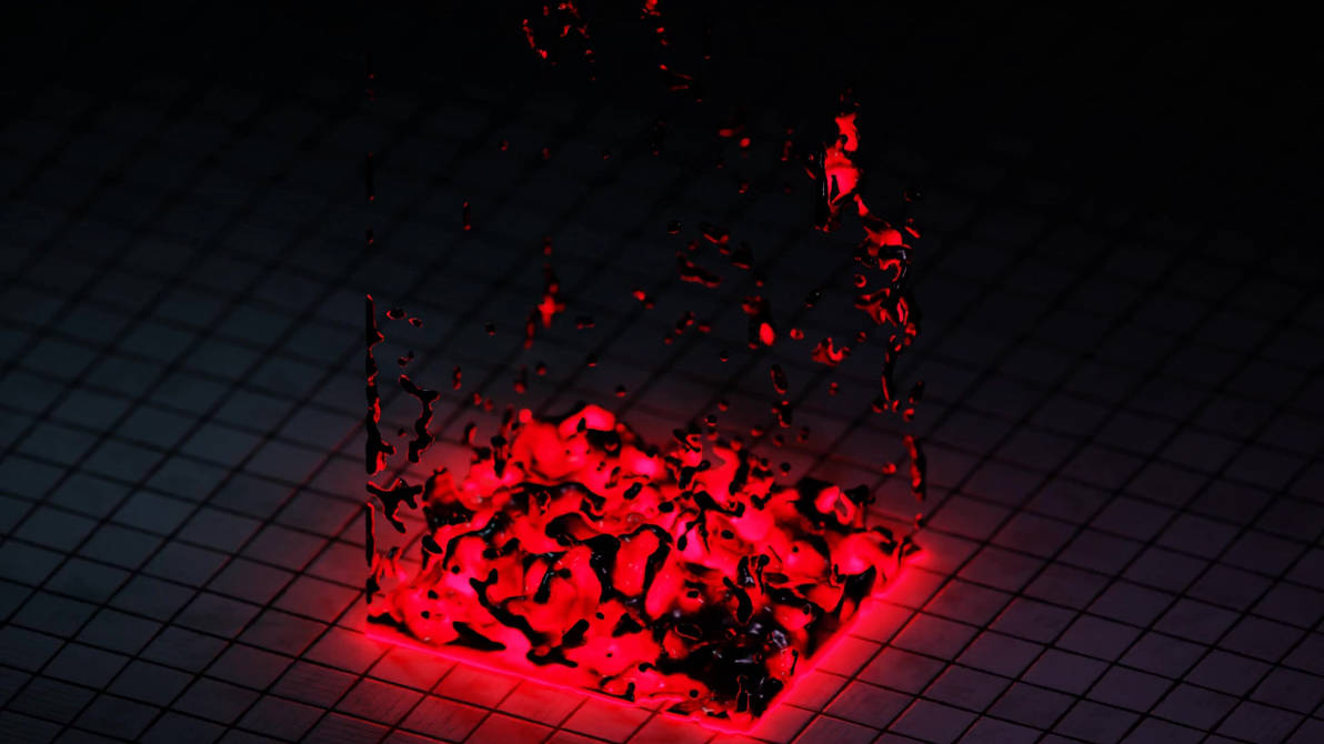 Glow skull melt by BaronThee on DeviantArt