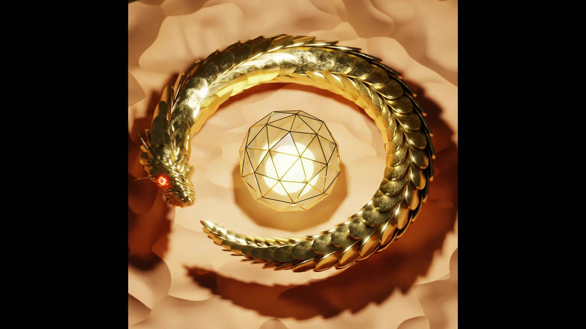 Gold serpent by BaronThee on DeviantArt
