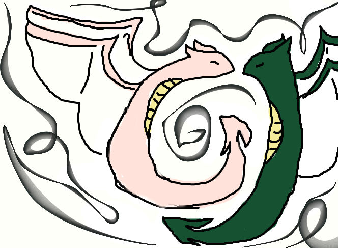 Two Dragons by pichupichu03 on DeviantArt