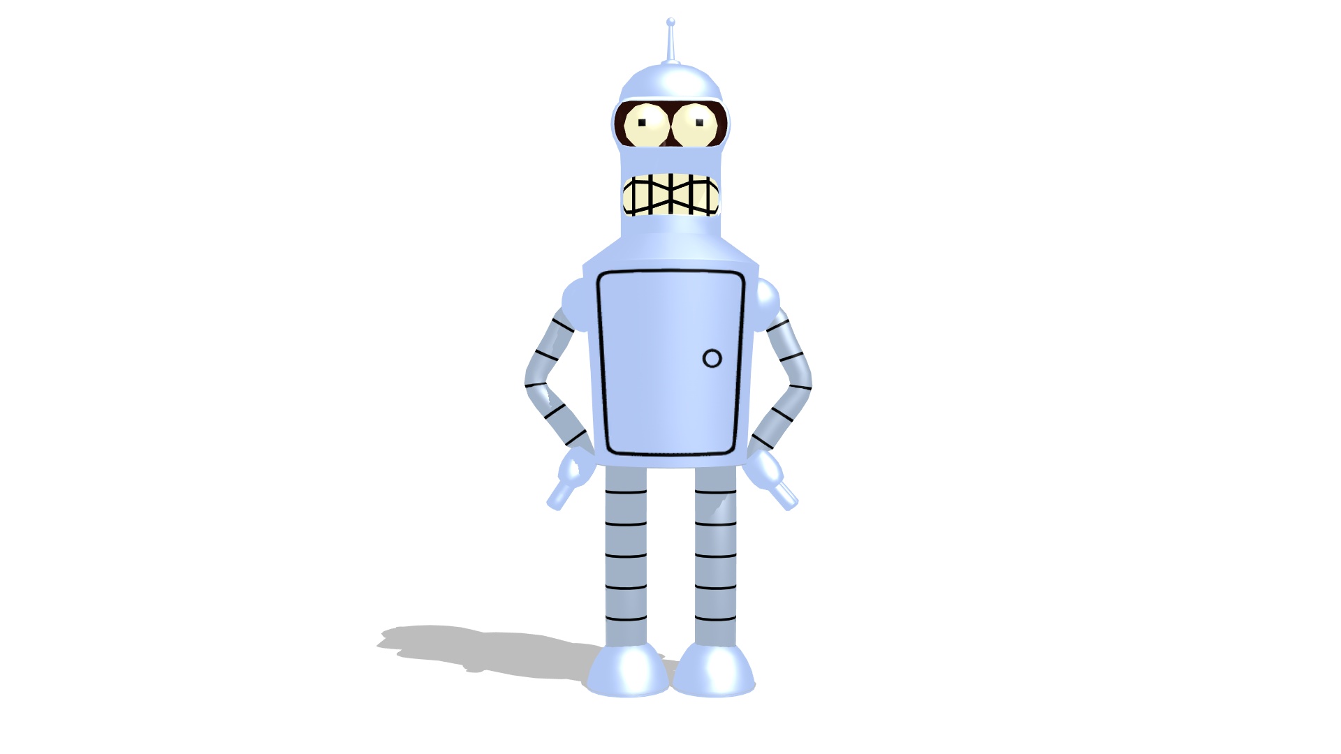 Bender from Futurama - MMD and XPS DL by TheThomasTrainzUser on DeviantArt