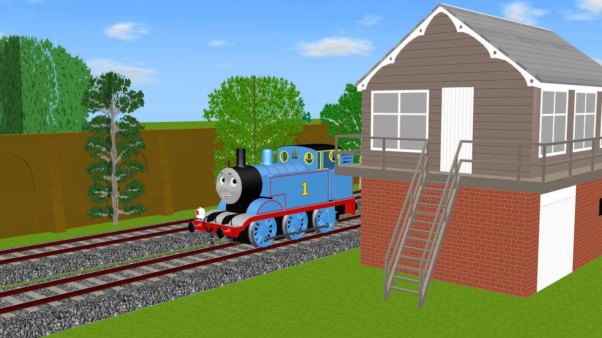 MMD Thomas Signal Box Two Track Stage DL by TheThomasTrainzUser on DeviantArt