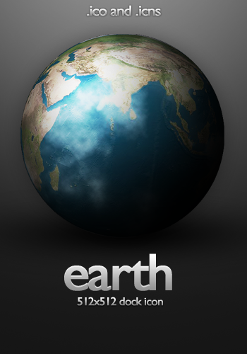 Earth Icon - 512x512 by PsychOut on DeviantArt