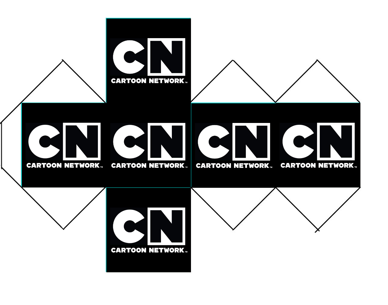 CN Logo Papercraft (2010) Papercraft by carlosvilca on DeviantArt