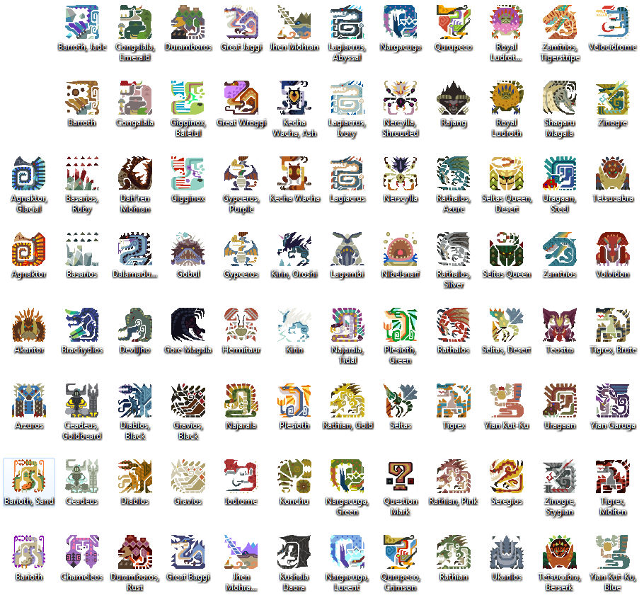 Monster Hunter Icons by wolfpack88 on DeviantArt
