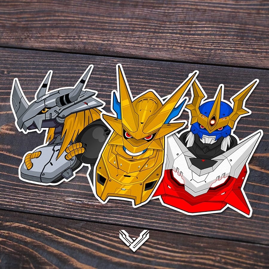 Digimon 02 Stickerpack by IshaMuhammad on DeviantArt