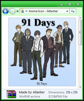 91 Days - Anime Icon by Atlantier on DeviantArt