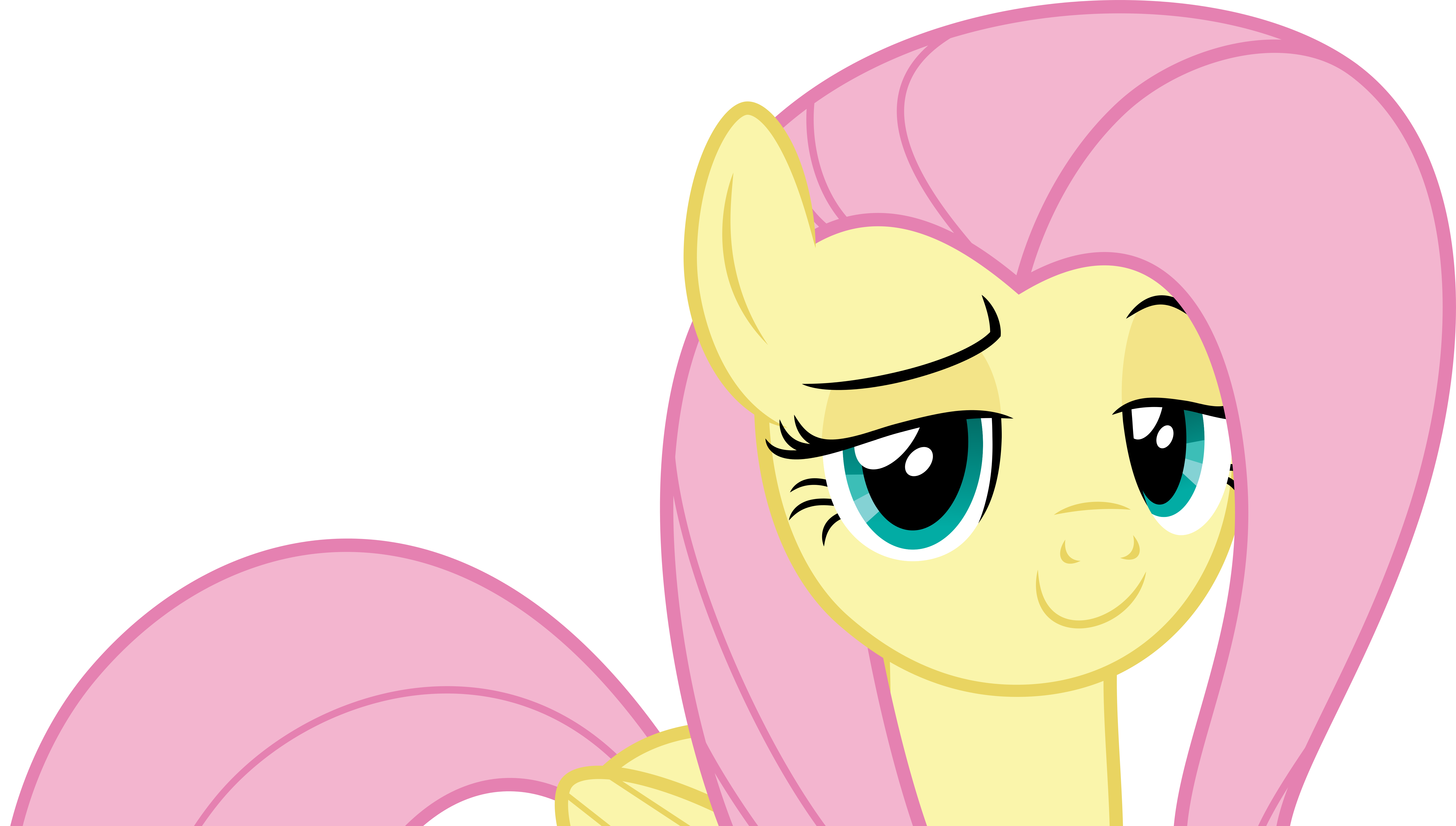Mlp Fluttershy Face Vector