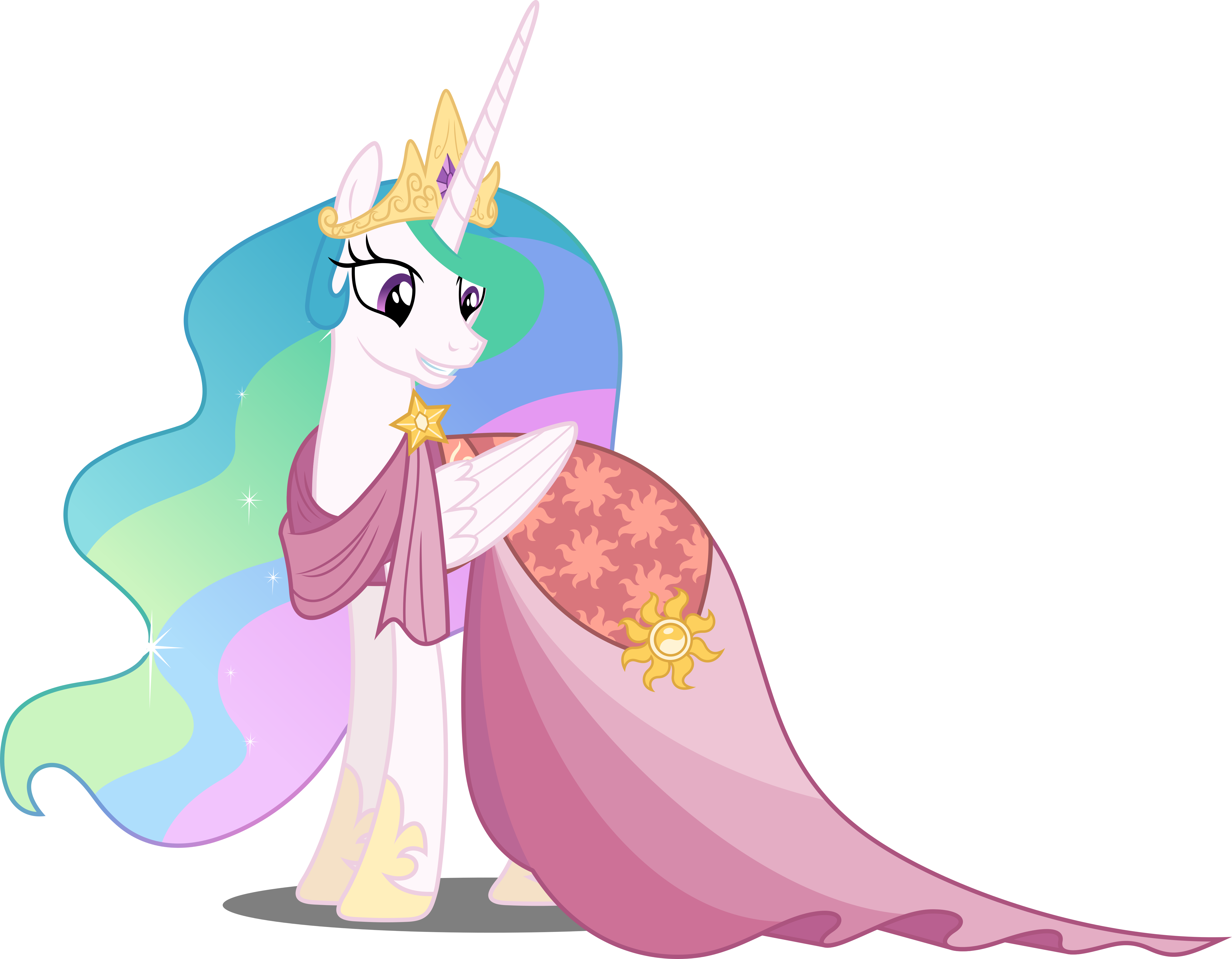 Celestia Mlp Vector