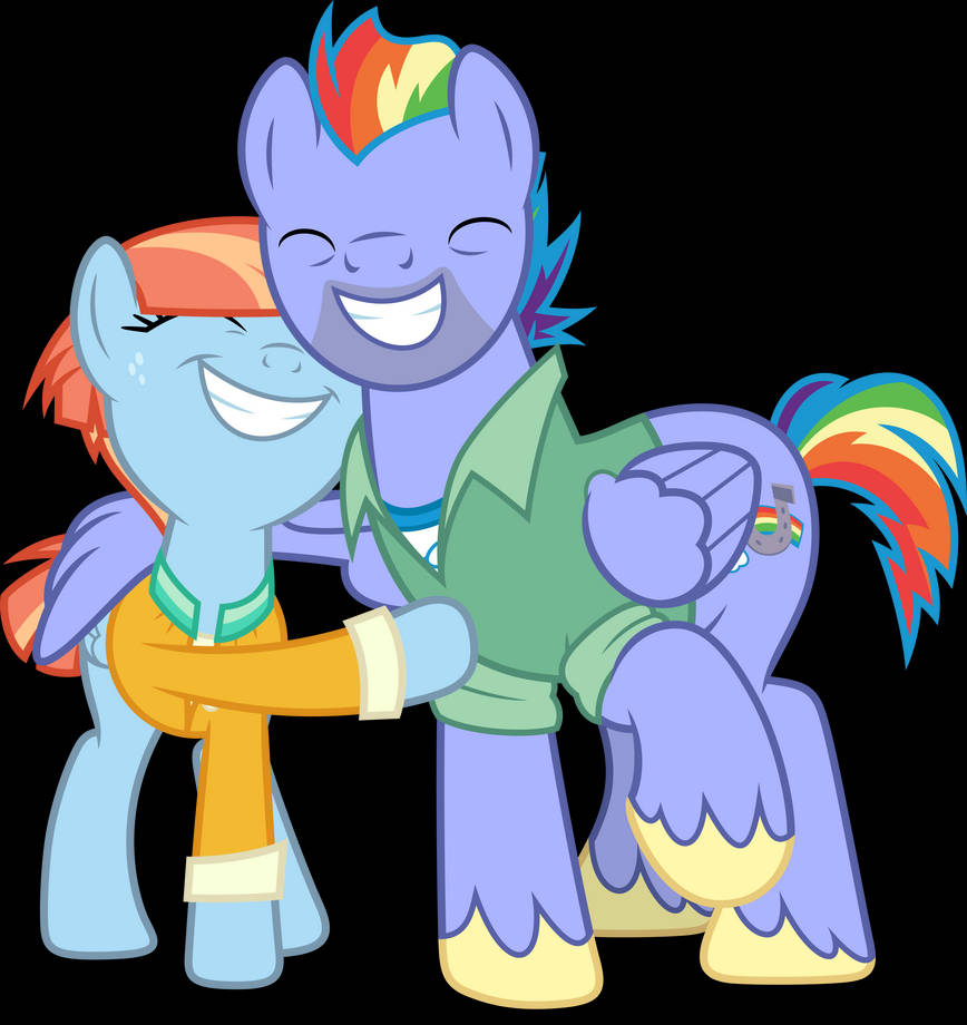 Vector #695 - Rainbow's Parents by Remul-Lemlem on DeviantArt