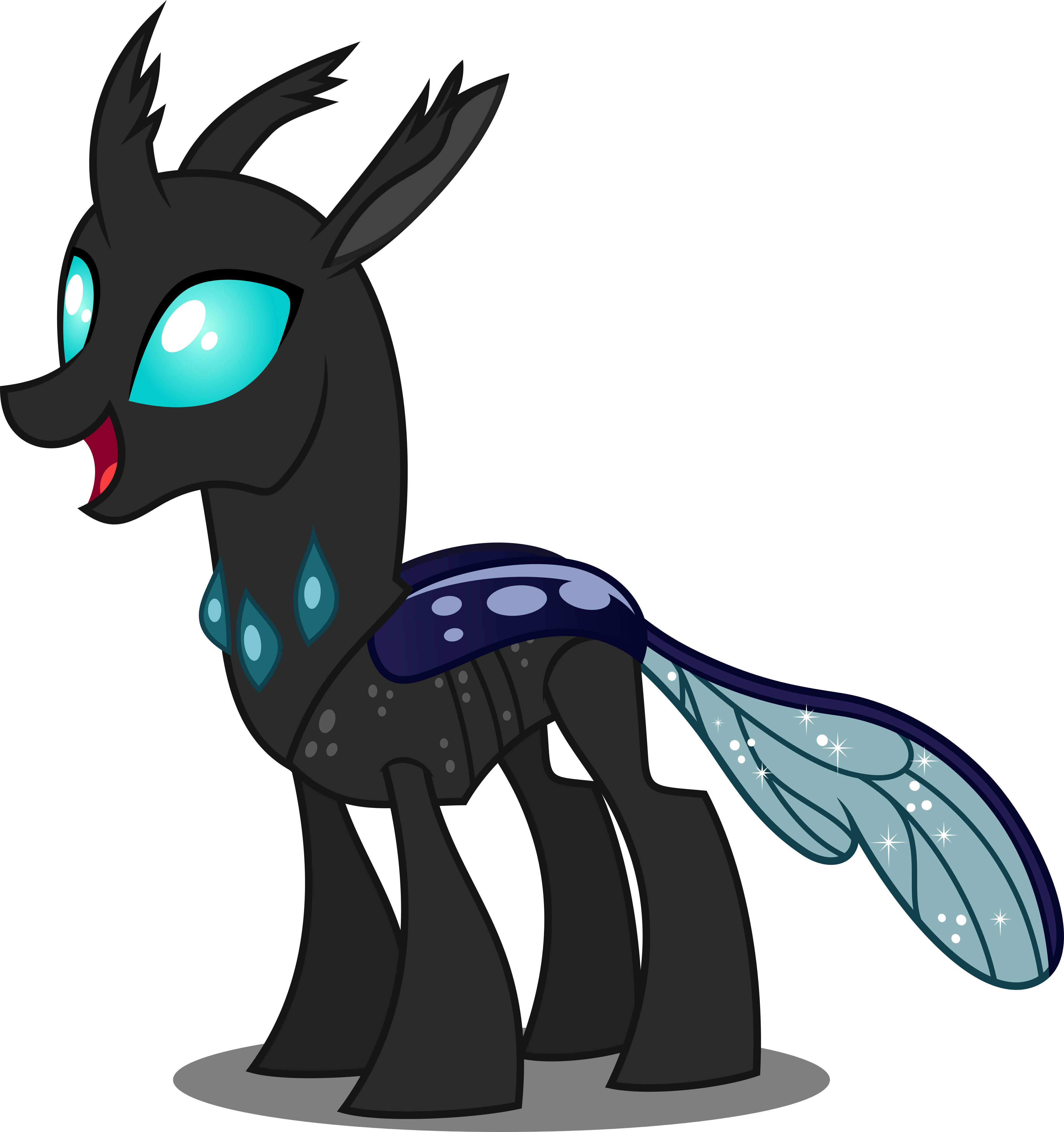 New Changeling Design (Old Design Colors) by Remul-Lemlem on DeviantArt