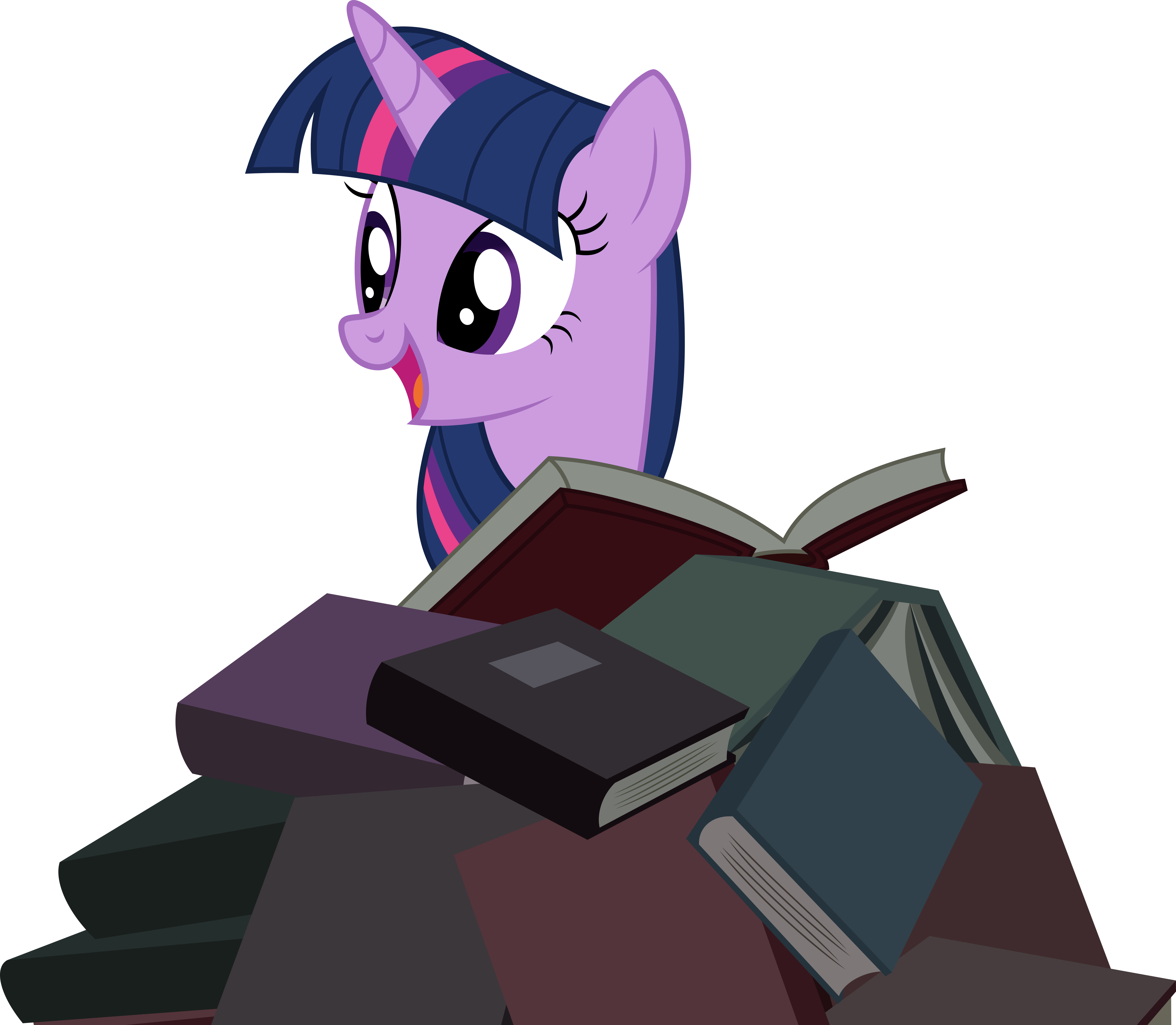Vector #929 - Twilight's Book Pile by Remul-Lemlem on DeviantArt