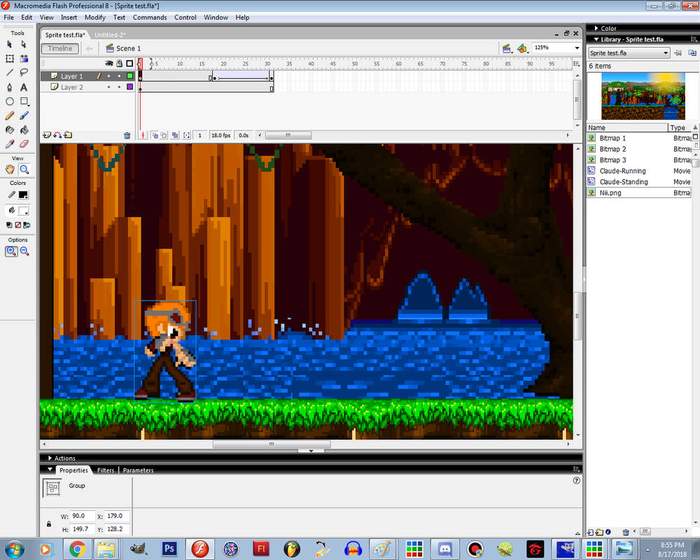 Just a Flash sprite test by DerekX4V13R on DeviantArt