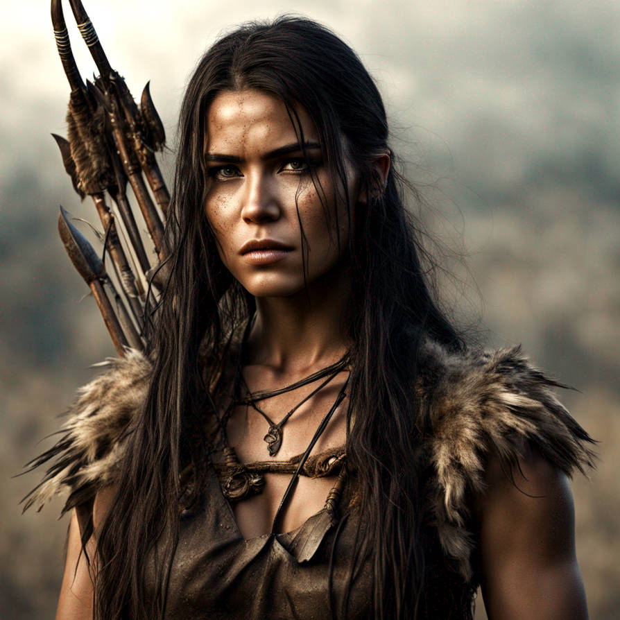 First Nation Female Warrior 6 by gordh13 on DeviantArt