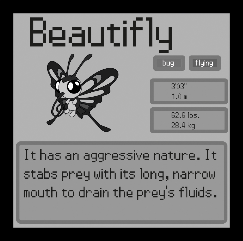 Pokedex Entry #267 by DasRuedi on DeviantArt