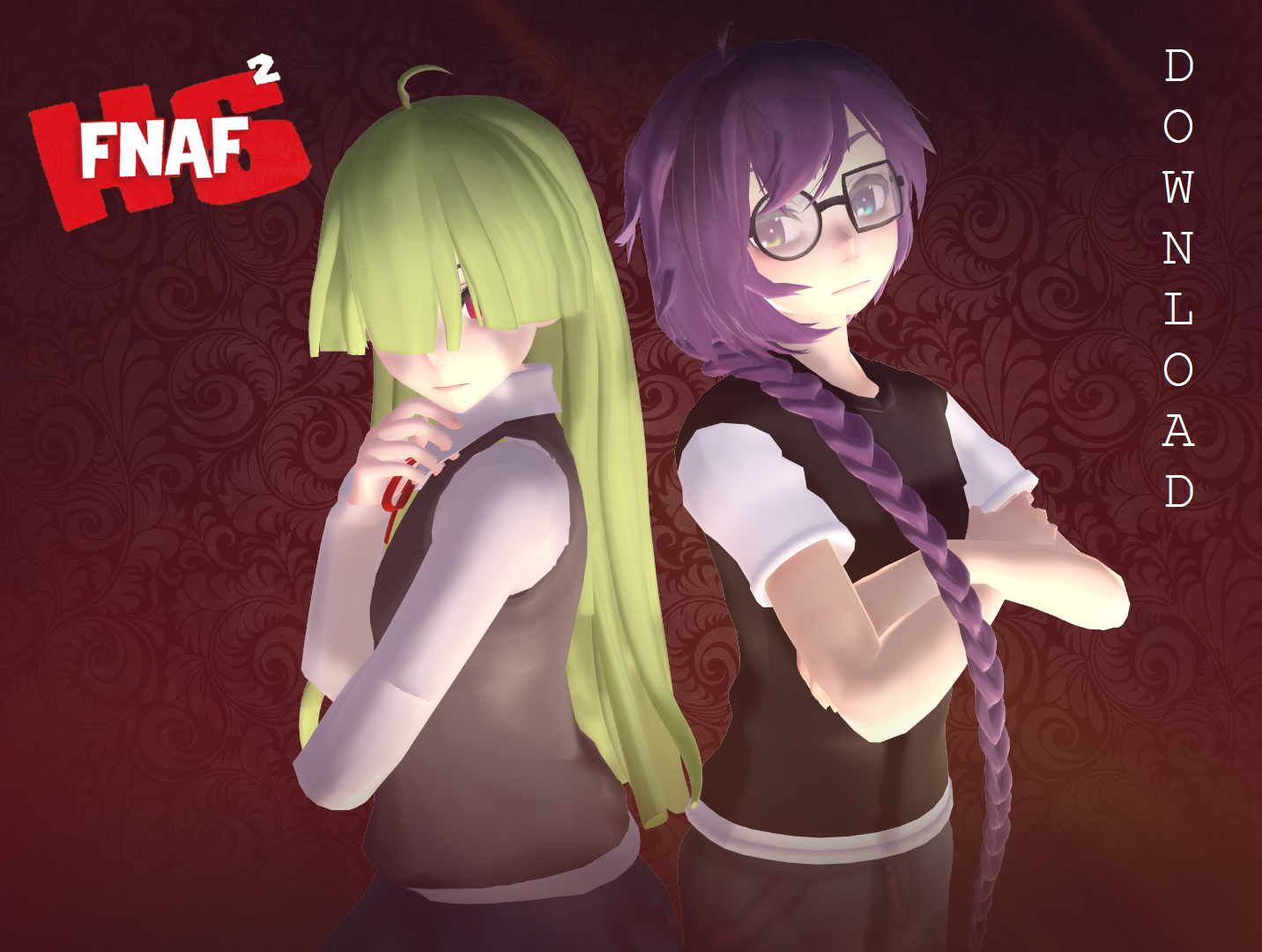 (MMD FNAFHS) Cami y Owynn (DL) by mistery551 on DeviantArt