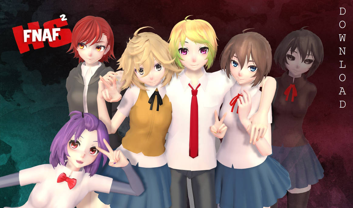 (MMD FNAFHS GB) Animatronicos (DL) by mistery551 on DeviantArt