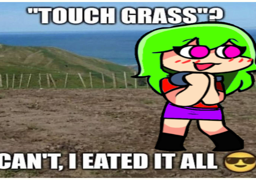 Touch Grass Cant I Eated It All By Gigachadundertalefan On Deviantart