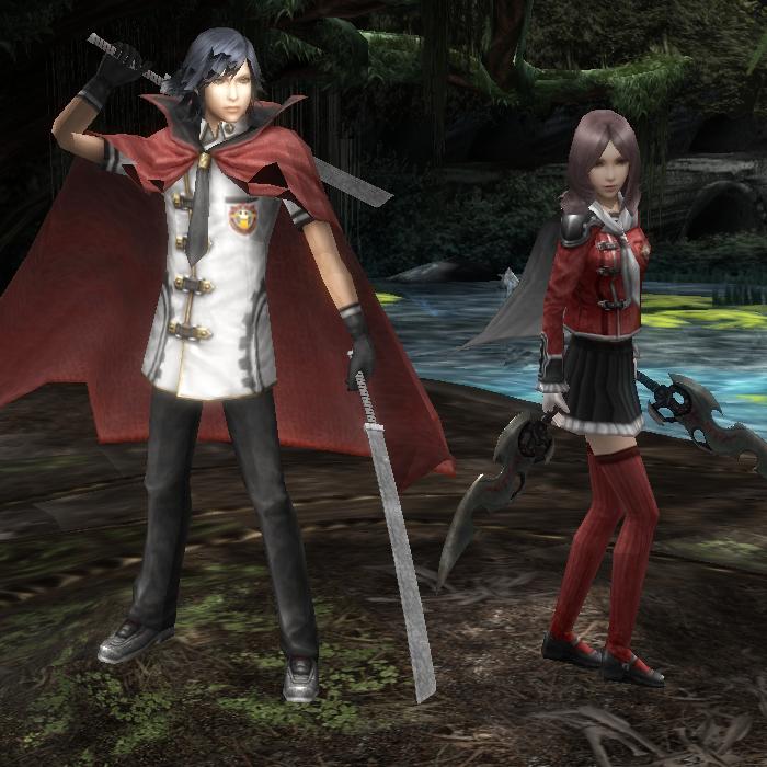 FF Type 0 - Machina and Rem (DL) by KoDraCan on DeviantArt