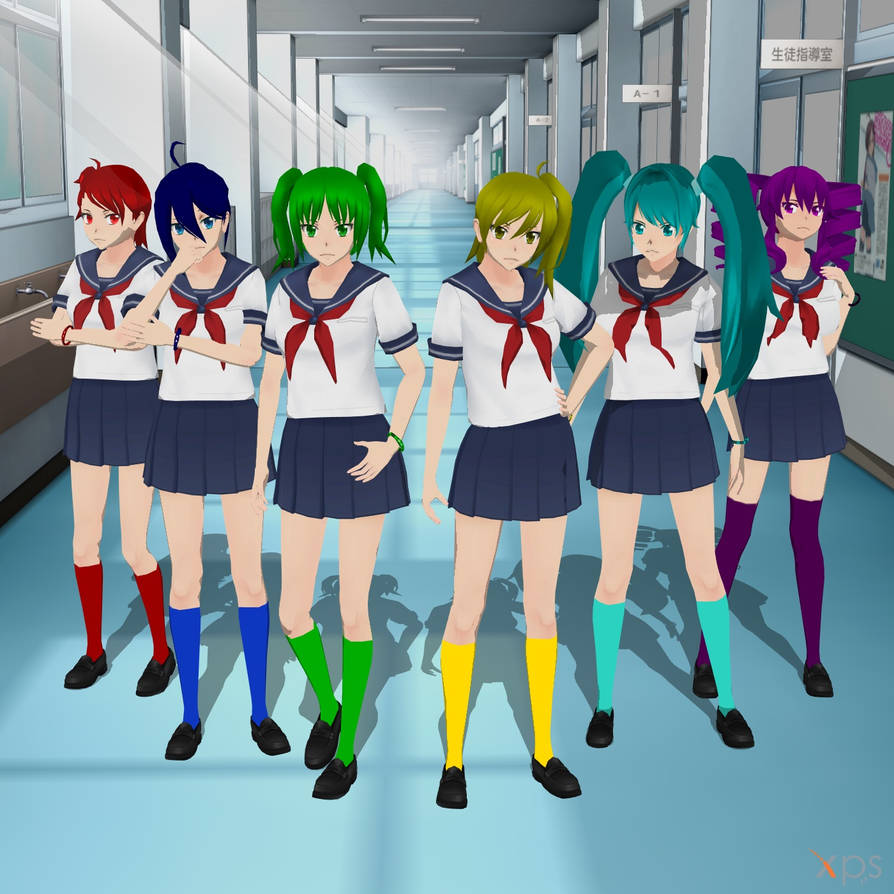 YanSim: Rainbow Girls by KoDraCan on DeviantArt