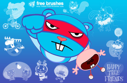 Happy Tree Friends Brushes by free-brushes on DeviantArt