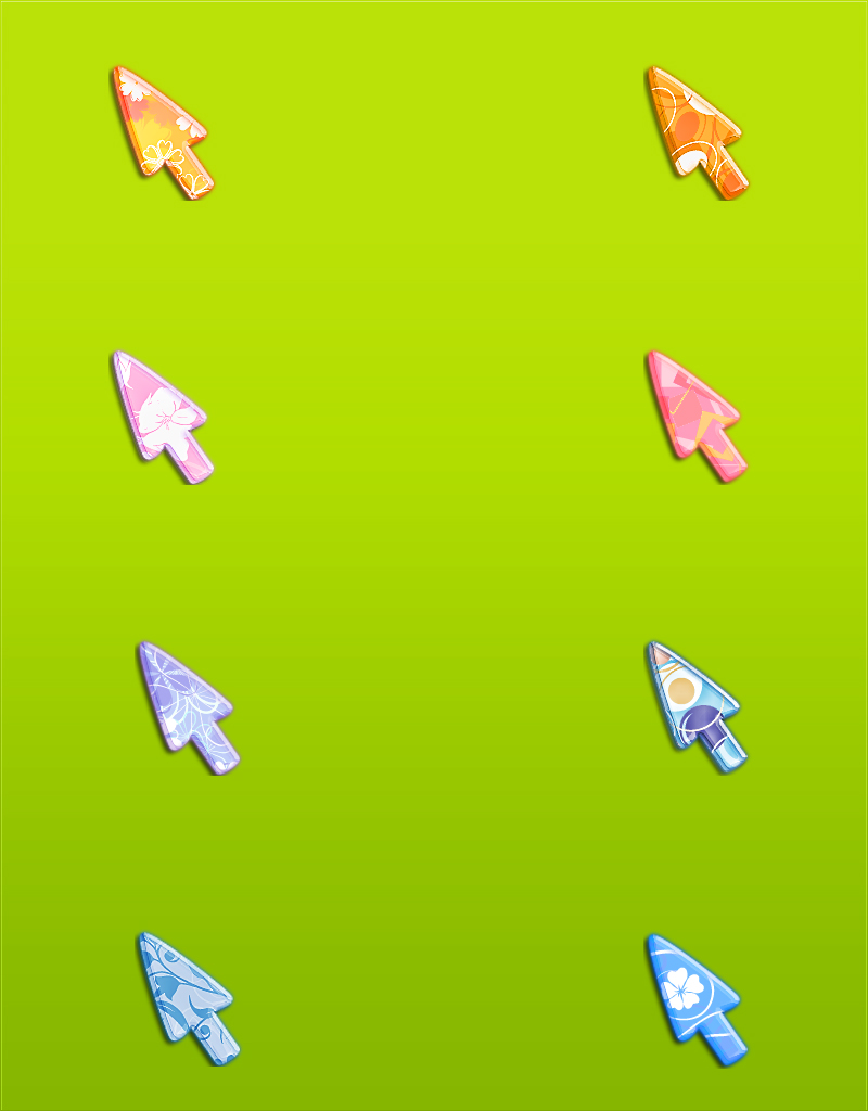 Big colourful cursors by Spinnetje on DeviantArt