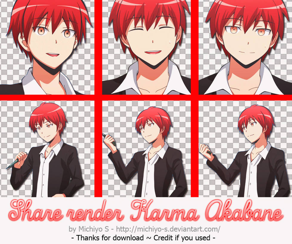 #6 Render Karma Akabane by Michiyo-S on DeviantArt