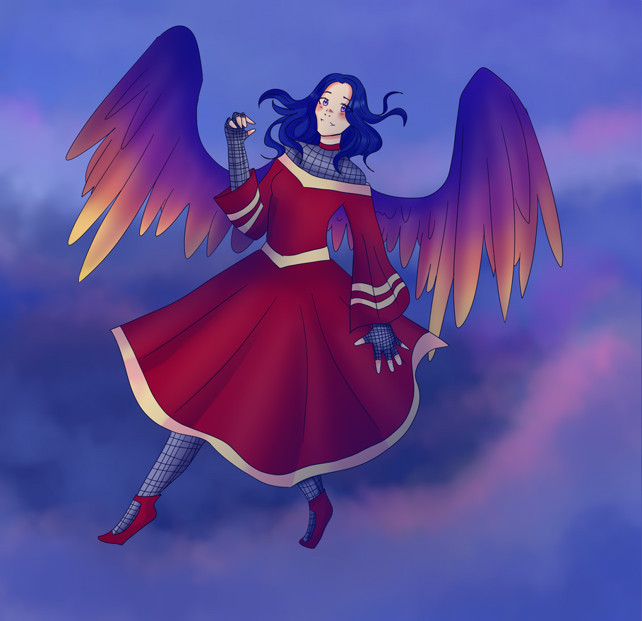 Flying Redraw by FantasyFlameFox on DeviantArt