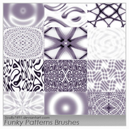 Funky Patterns Brushes by Scully7491 on DeviantArt