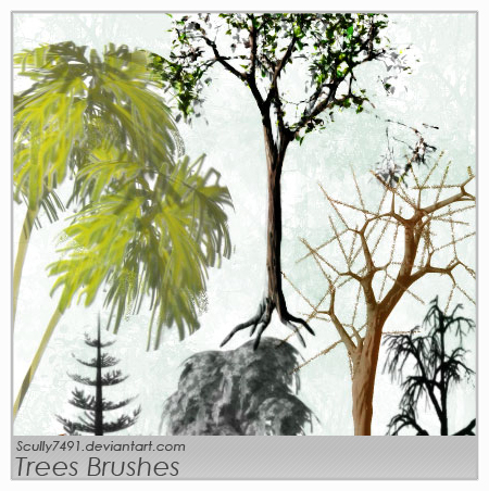 Trees Brush by Scully7491 on DeviantArt
