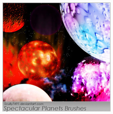 Spectacular Planets Brushes by Scully7491 on DeviantArt