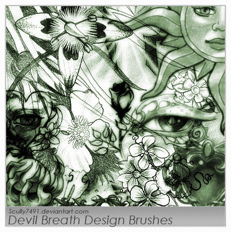 Devil Breath Designs Brushes by Scully7491 on DeviantArt