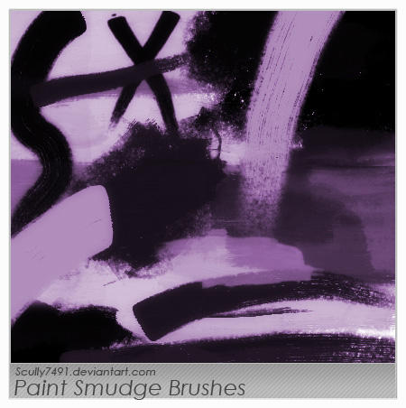 Paint Smudge Brushes by Scully7491 on DeviantArt