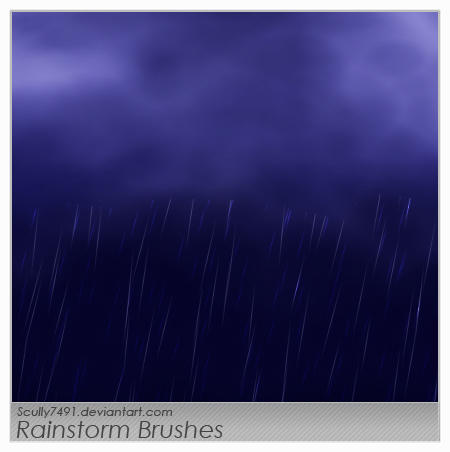 Rainstorm brushes by Scully7491 on DeviantArt