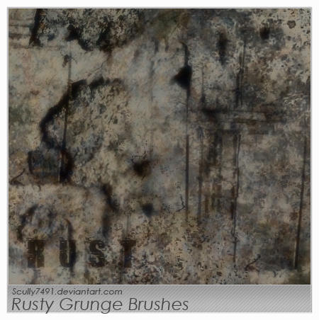 Rusty Grunge Brushes by Scully7491 on DeviantArt