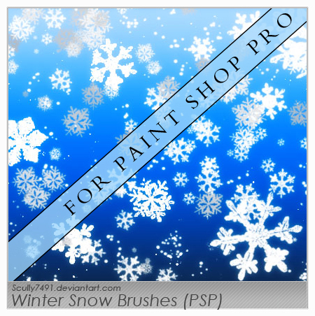 Winter Snow Brushes FOR PSP by Scully7491 on DeviantArt