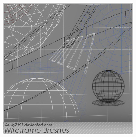 Wireframe Brushes by Scully7491 on DeviantArt