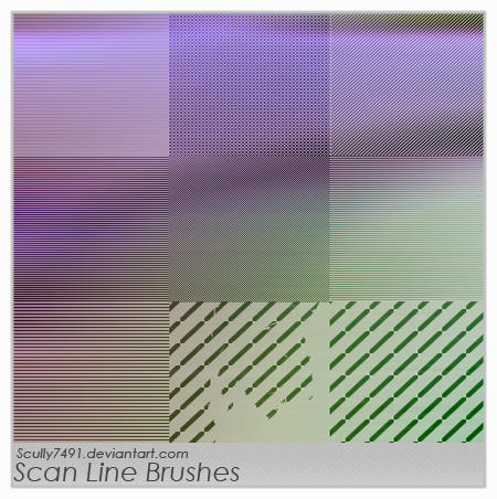 Scan Line Brushes by Scully7491 on DeviantArt