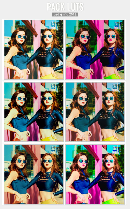 6 LUTs#01. by gmfioart on DeviantArt