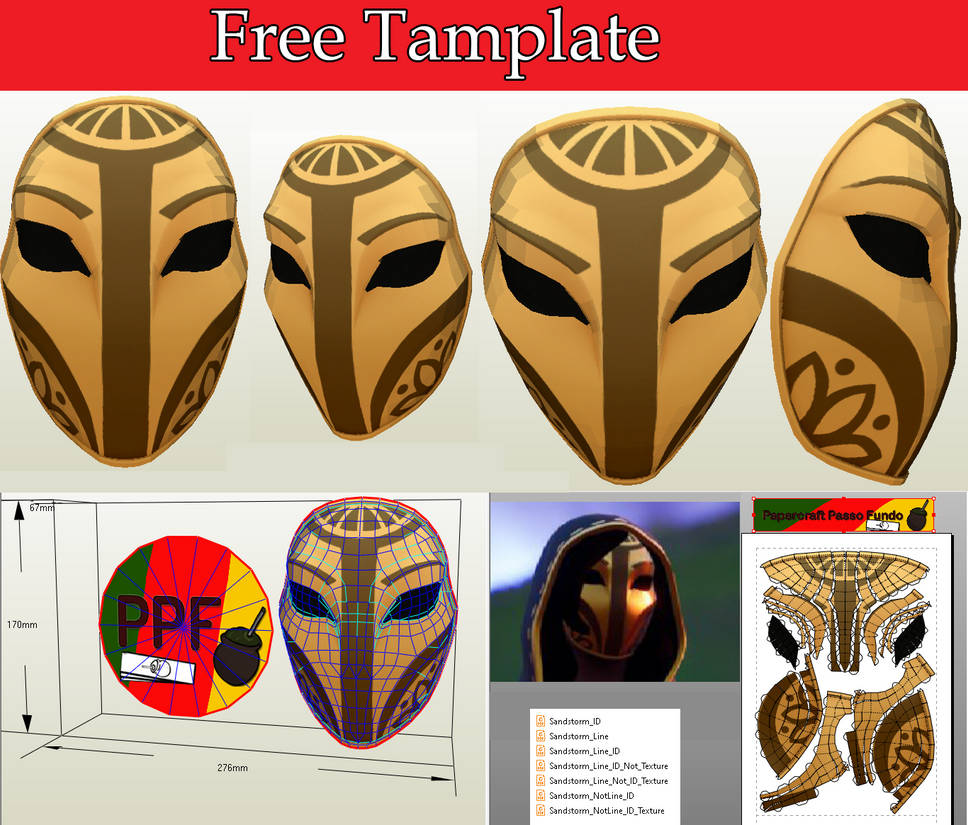 Fortnite - Sandstorm Mask by tiagofaller2 on DeviantArt