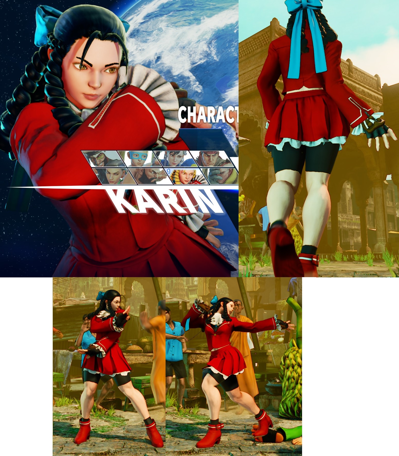 Karin Shorts and Black Hair SFV by BBBMods on DeviantArt
