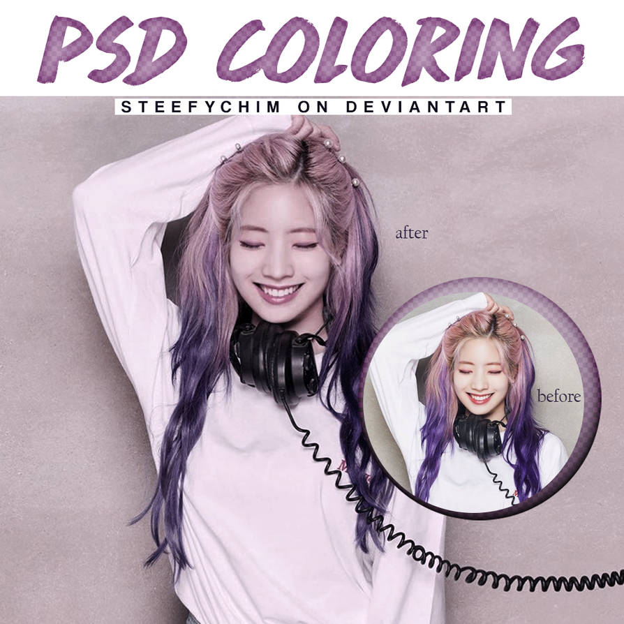 Purple or Purple | PSD COLORING #05 by SteefyChim on DeviantArt