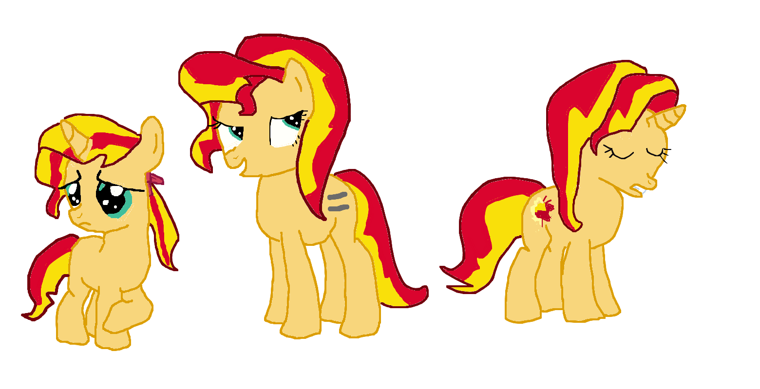 mlp AU: Sunset Shimmer by magictimeymare12 on DeviantArt