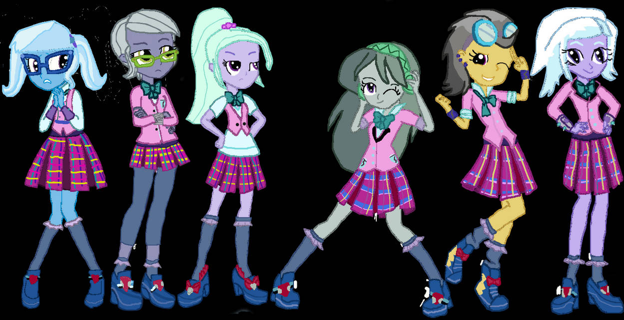 Mlp AU : The Mane 5 Shadowbolts by magictimeymare12 on DeviantArt