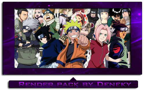 Naruto render pack by Deneky on DeviantArt