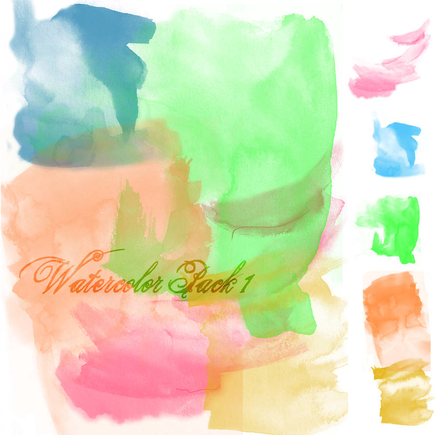 Watercolor Brush Pack 1 by youstolemysoul2 on DeviantArt