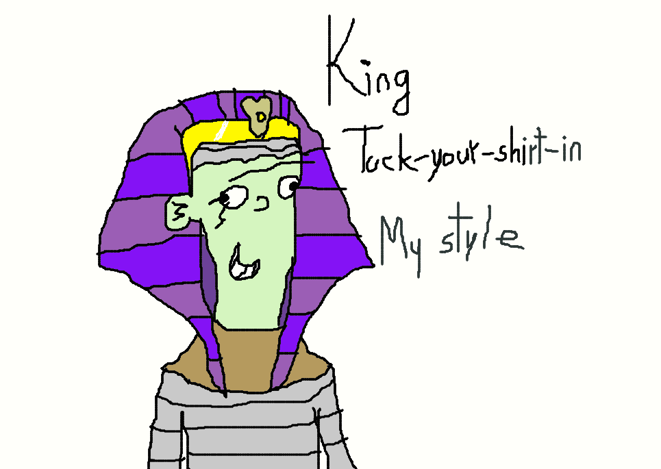 King Tuck-your-shirt-in my style by RobotziOFFICIAL on DeviantArt