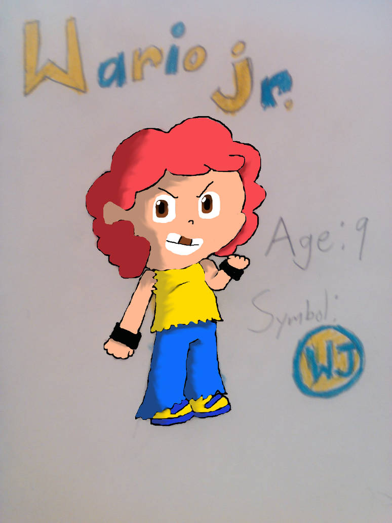 Redraw: Wario jr. by SuperToni14 on DeviantArt