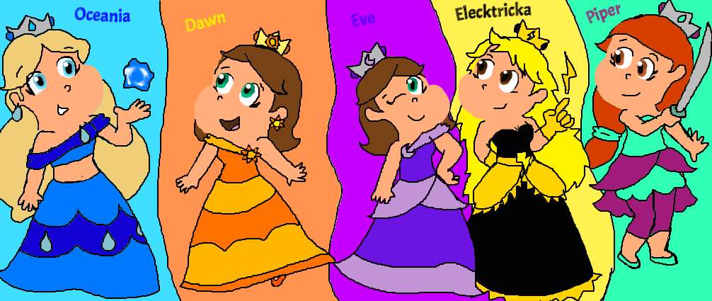 OC Mario Princesses by SuperToni14 on DeviantArt